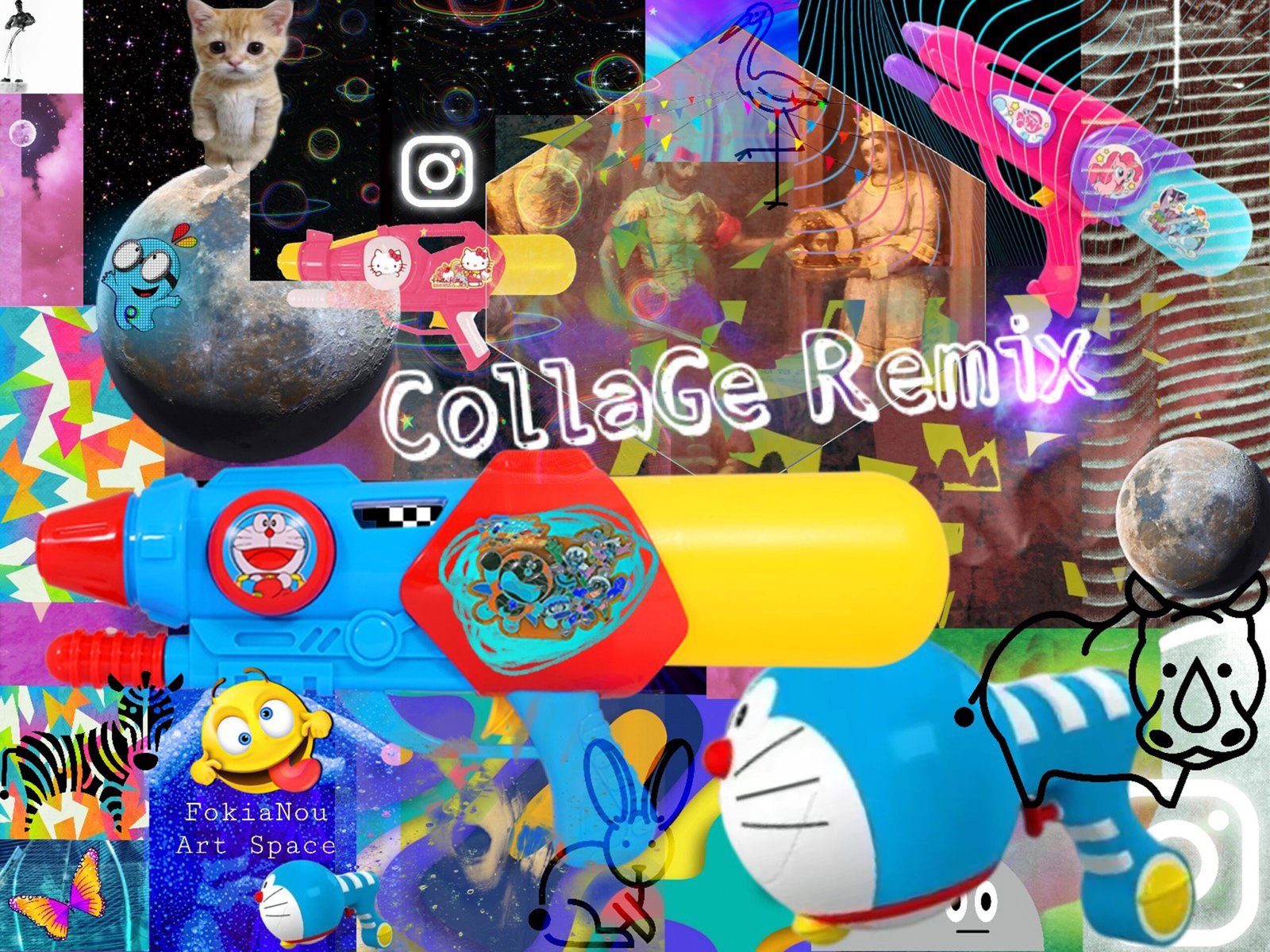 “Collage Remix”: Ομαδική εικαστική έκθεση από τη Fokianou Art Space ...